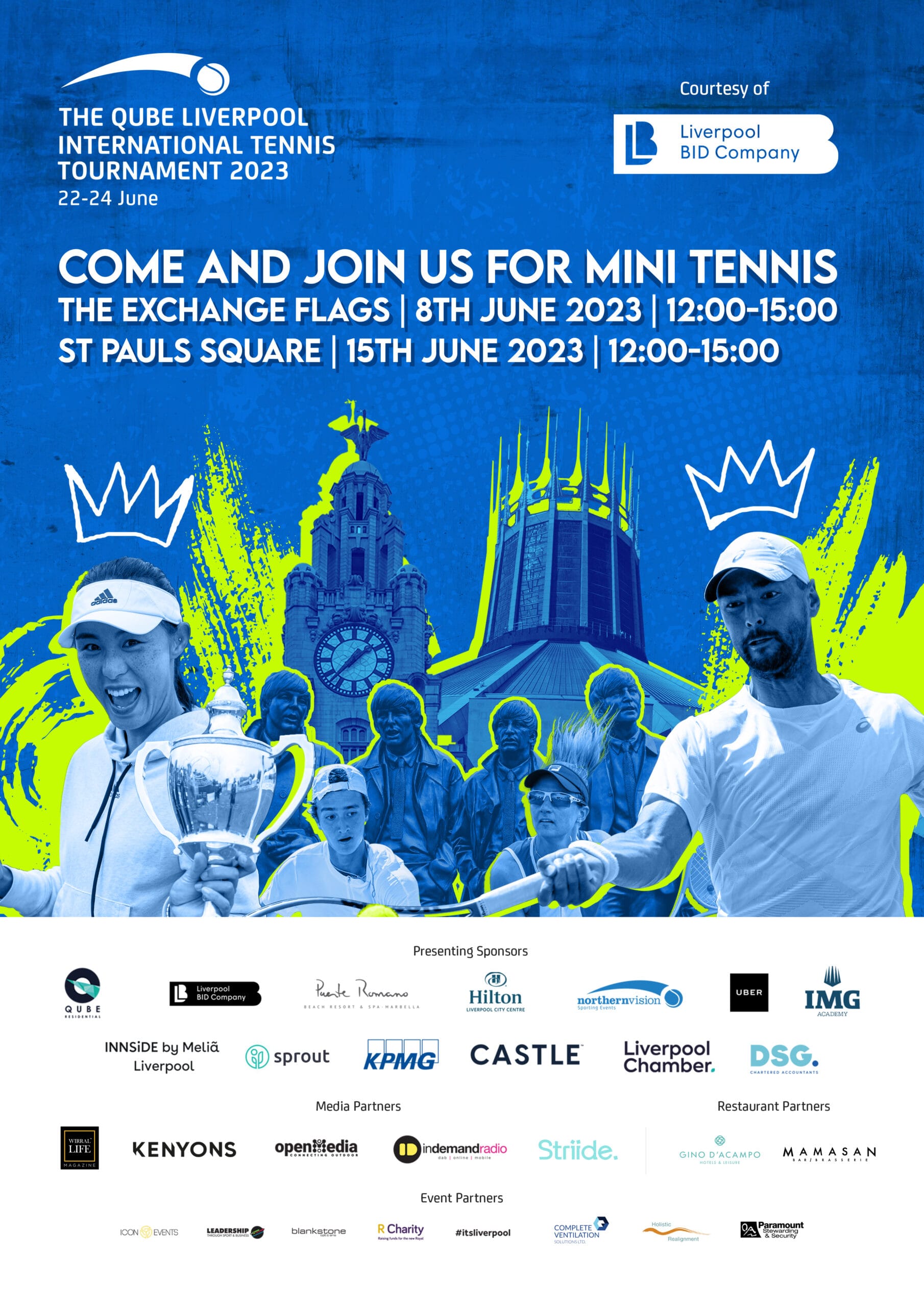 Mini Tennis Promos The Exchange Flags / St Pauls Square - Liverpool ...